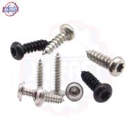 China Black Torx Head Security Self Tapping Screw Anti-Theft Stainless Steel M4 20mm for sale