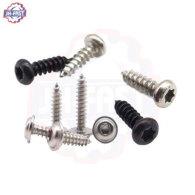 China Black Torx Head Star Security Self Tapping Drilling Screw met anti-diefstal functie Te koop