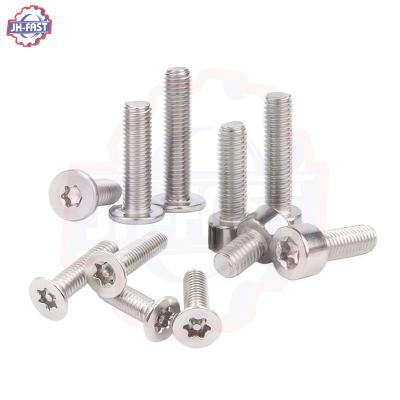 China Black Torx Head Star Security Self Tapping Drilling Screw met anti-diefstal functie Te koop