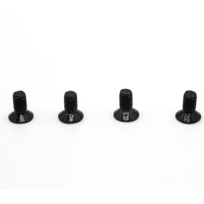 China M4 14mm Black Oxide Flat Countersunk Head Steel Metric Mini Torx Screws with Control for sale