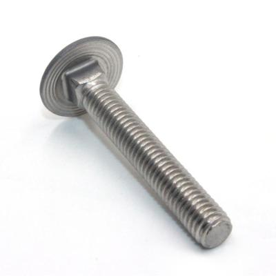 Cina DIN 603 in acciaio inossidabile galvanizzato 304 bulloni di blocco Noccioline M8 Dimensione Funghi Testa Quadrata collo Tazza presa in vendita