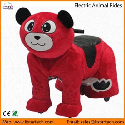 China Animal Ride Manufacturer/Factory/Wholesale, Coin Operated Zippy Animal Rides -Bear Red for sale