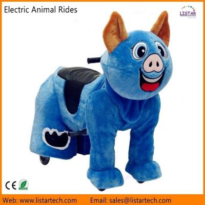 China Motorized Animal Scooters on Stuffed Animal Toys at the mall -Pig for sale