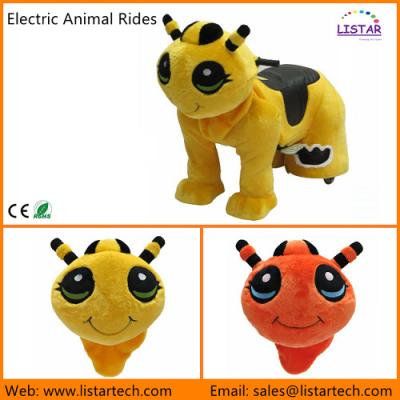 China Electric Stuffed Animals, Ride on Toys Motorized Plush Riding Animals Zippy Rides-Bee for sale