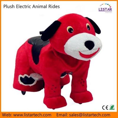 China Hot sales! Animal Plush Zippy Toy LED Wheel Animation Electric Toys on Wheels -Dog Red for sale