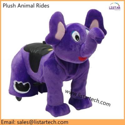 China Slow Speed Motorized Animals Race at Shopping Mall, Plush Ride-On Animals for sale