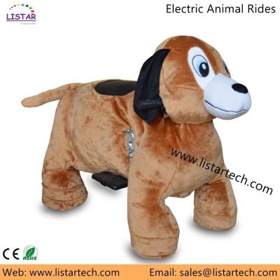China Battery Operated Shopping Mall animal Rides Coin Operated Plush Motorized Animals on Ride for sale