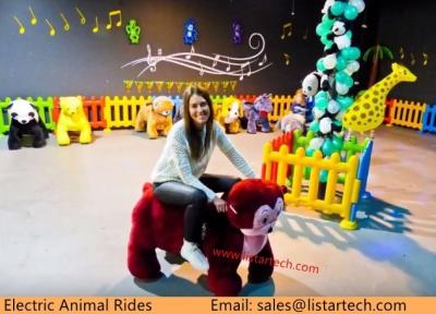 China Latest Popular Battery Kids Bikes Plush Electrical Animal Toy Car in Amusement Park for sale