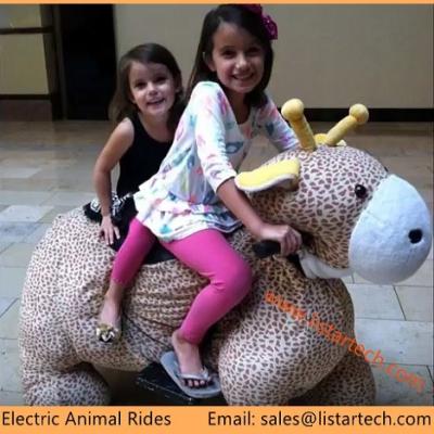 China Electric Rechargeable Ride on Plush Animal Rides Ride On Toys Accessories NEW 2016 MODELS for sale