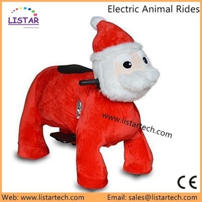 China coin operated kids ride machine plush motorized animals animal riding for sale