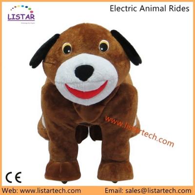 China Plush Motorized Animals Coin Operated Stuffed Motorcycle Battery Operated Ride Animal for sale
