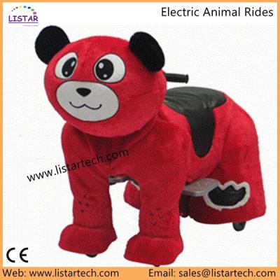 China Kids Electric Power Ride on Motorcycle wheels Bike, Happy Trails Bear Plush Rocking Animal for sale