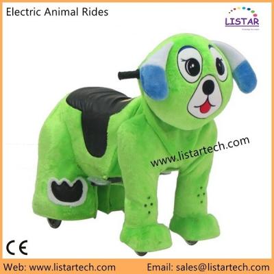 China Plush Toys Play By Play Coin Operated Motorized Stuffed Zippy Rides with Factory Price for sale