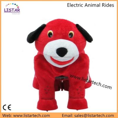 China Popular Stuffed Zippy Rides Motorized Plush Riding Animals Kids Rides For Shopping Center for sale