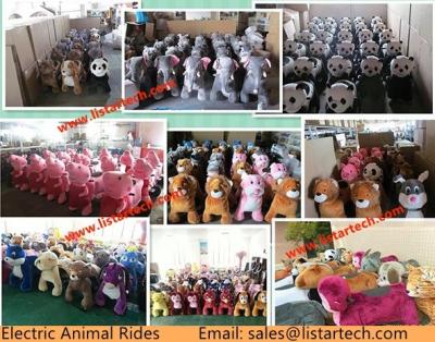 China Electrical Ride-On Toy Animal Plush Zippy Toy Plush Animal Electric Scooter Factory Price! for sale