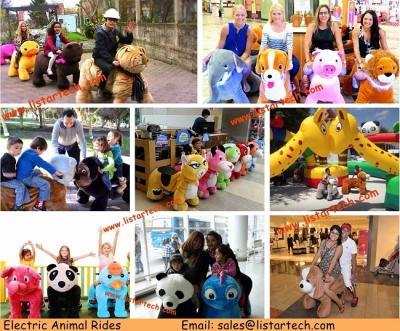 China Coin Toys Animal Ride Kids Coin Operated Happy Rides On Animals with High Quality for sale