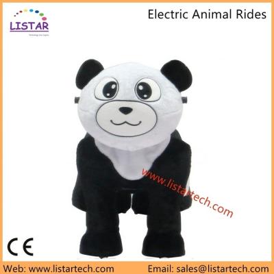 China Kid Plush Toy Bike Stuffed Animals With Wheels Motorized Animal Rides For Mall for sale