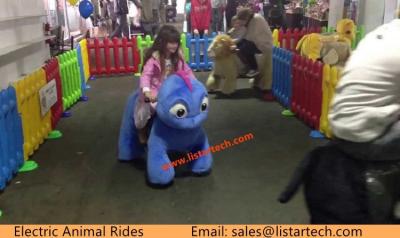 China Indoor Playground Walking Stuffed Animals Animal Riding Plush Electrical Animal Toy Rides for sale