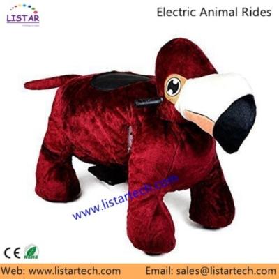China Amusement Park Rides Motorized Plush Riding Animals can be fun for kids and adults for sale