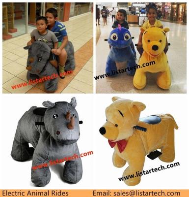 China 2016 Pet Cycles in Mall for Children Plush Electric Animal Toy Car, Carnival Animal Rides for sale