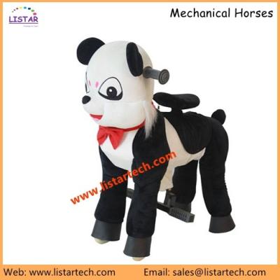 China Shopping Mall Non-Coin Operated Electric Ride on Horse Toy Pony for Kids and Adults for sale