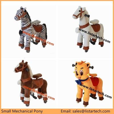 China Best Ride On Horse Toys Plush Mechanical Riding Horses for Toddlers and Older Kids for sale