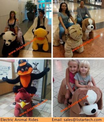 China Kids Amusement Rides, Electric 4 Wheels Walking Animal Rides in Square & Shopping Mall for sale