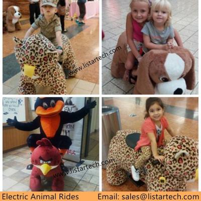 China battery powered ride on animal ride on electric plush toy Outdoor Amusement Rides for sale