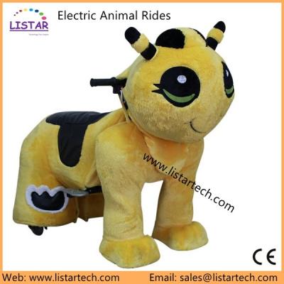 China wheel led animation stuffed animals / riding on animal, Mall rides on animals for sale