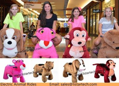 China motorized plush animals bike motorized child cover guangdong stuffed toys for sale