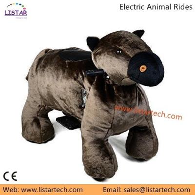 China plush riding animals bicycle led animal walking animal rides with wheels for sale