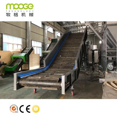 China PP PE Chain Conveyor Machine Rubber Recycling Conveyor Belt for sale