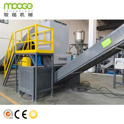 China Plastic PET HDPE flessen Breuk Reiniging Wassen Shredder Machine Afval recycling lijn Te koop