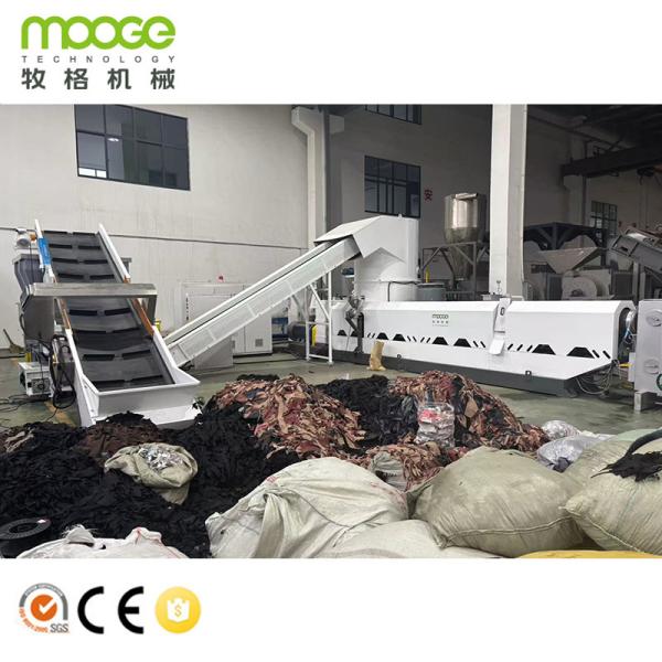 Quality Innovative 160kW Motor Power Used Clothes Polyester Fiber Pelletizing Line For for sale