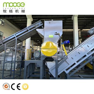 China HDPE Rigid Bottle Crushing and Washing Line for High Quality Flakes with Friction Washing and Hot Washing Options for sale