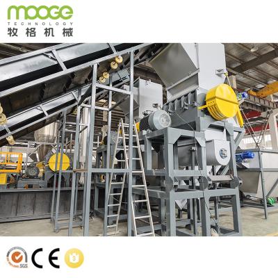 China Pp Woven Bag Washing Pe Agricultural Film Plastic Recycling Line for sale