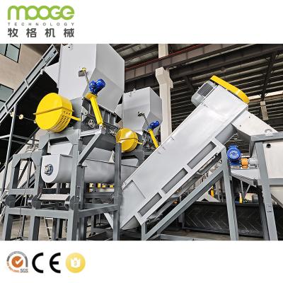China Soft Waste Bag Crushing Pp Pe Plastic Film Washing Recycling Line for sale