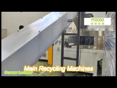 Macchina per l'agglomeratore per il riciclaggio della pellicola di plastica morbida in PP PE