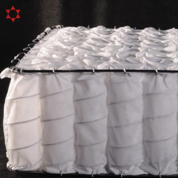 Quality Oem Roll Packed 4/5/6 Turns Single Size Interval 5-Zone Carbon Steel Wire Material Pocket Spring Unit for sale
