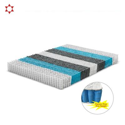 China Factory Compressed High Quality 5-7Zone King Size Mattress Pocket Spring Unit Coil Net for sale