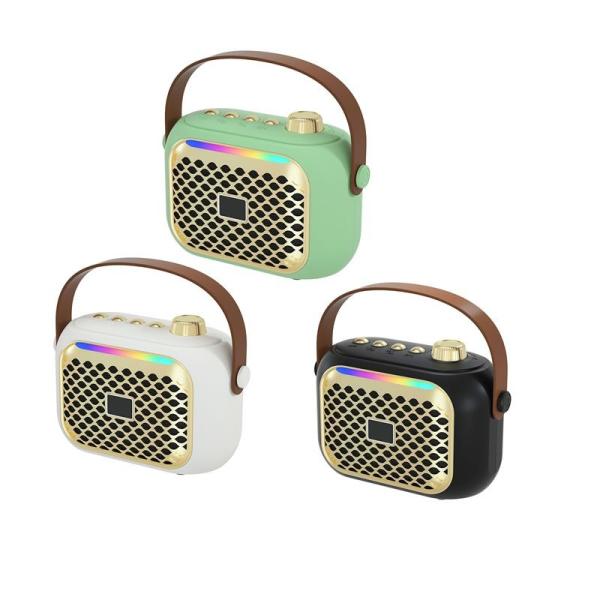 Quality Lightweight Retro Portable Bluetooth Speaker 5.3 Stylish Design for sale