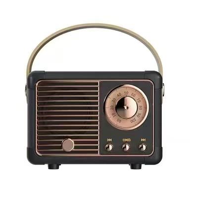 China Retro Mini Bluetooth Speaker Compact Small Bluetooth Speaker Wireless With Hands Free Answering for sale