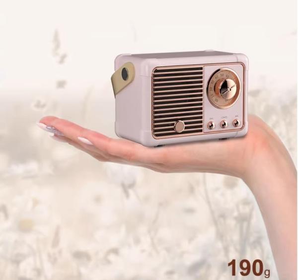 Quality Classic Retro Style Wireless Speaker Mini Portable Bluetooth Speaker With Volume for sale