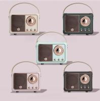 Quality Classic Retro Style Wireless Speaker Mini Portable Bluetooth Speaker With Volume for sale