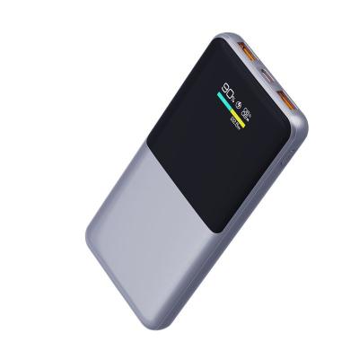 China 10000mAh Large Capacity Battery Pack , Super Fast Charging Power Bank With Data Display for sale