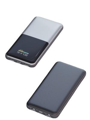 China 10000mAh Large Capacity Battery Pack , Super Fast Charging Power Bank With Data Display for sale