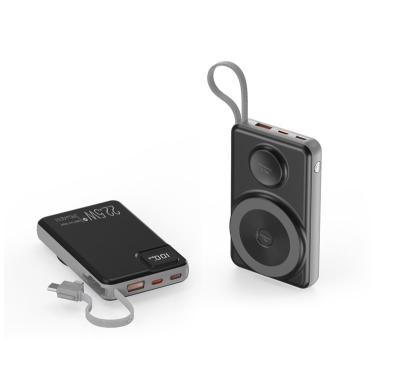 China Large Capacity Portable Power Bank 10000mAh Stylish Power Bank With Data Display for sale