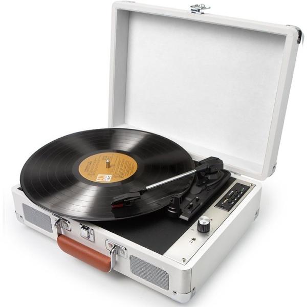 Quality 5.0 Bluetooth Suitcase Record Player , 3 Speed Record Player With Speakers for sale