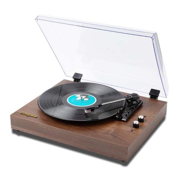 Quality Vintage Style Turntable Speakers Customized With Auto Stop Multi Interface for sale
