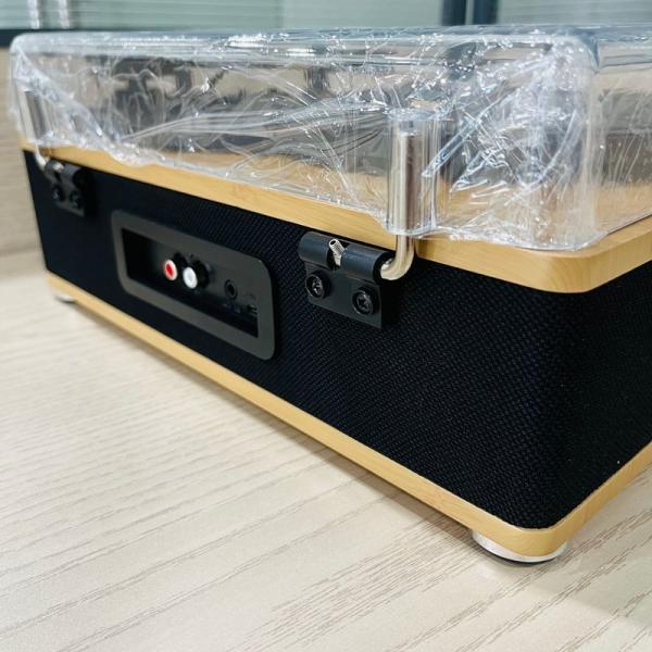 Quality Vintage Vinyl Bluetooth Speaker Retro Design 3 Speed Record Player Speaker With for sale